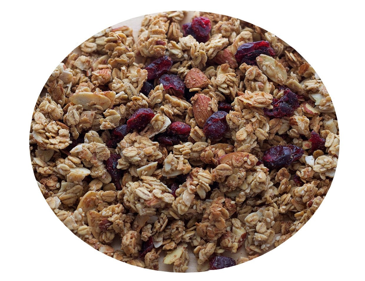 Vegan & Gluten Free Toasted Almond Coconut & Cranberry Granola ...